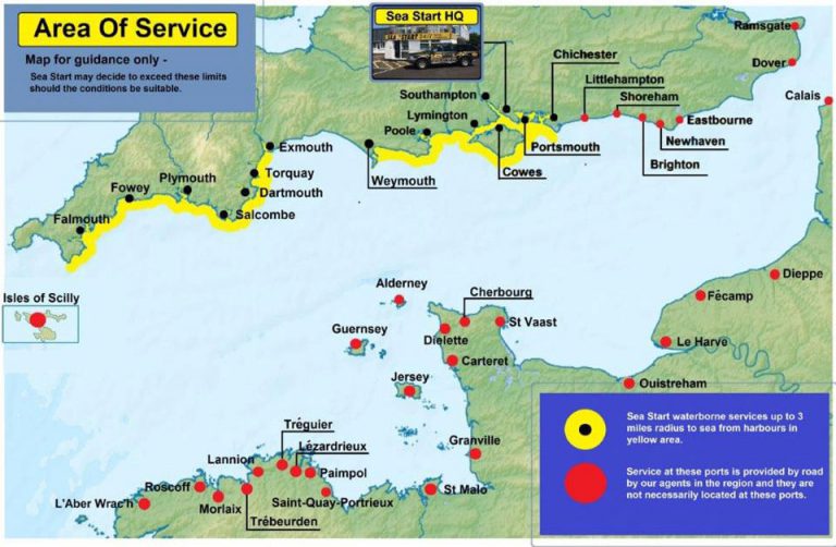Area of Operation | Sea Start